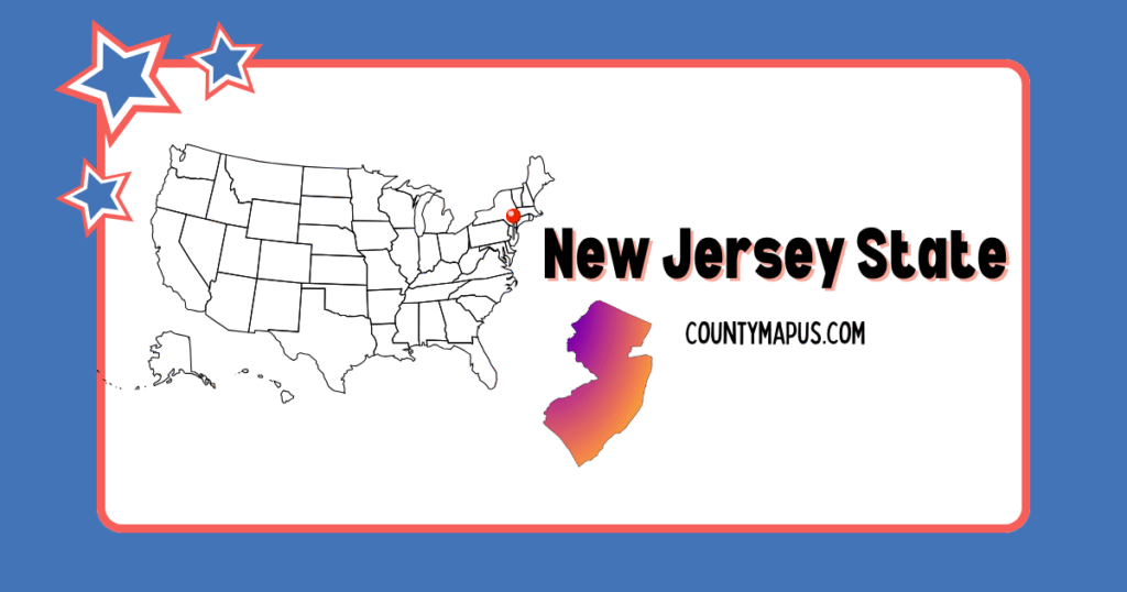 New Jersey County Map (21 Counties) – Cities, Population, and PDF ...